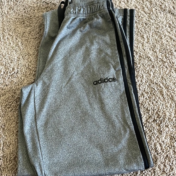 adidas Originals | Pants | Mens Small Adidas Pants Grey Small Hole ...